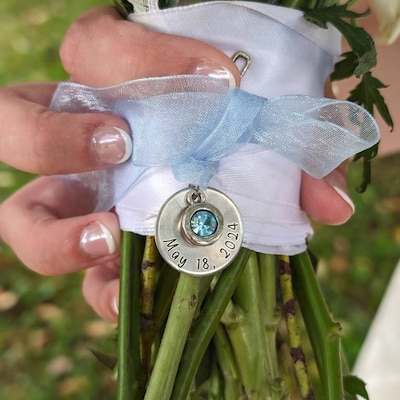 Something Blue for Bride, Engraved Bride Gift From Mom, Something Blue ...