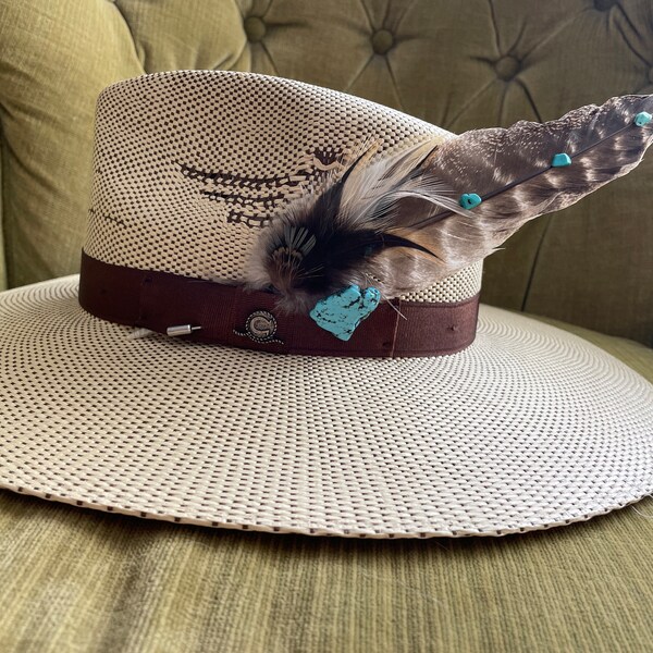 Turquoise Slab Stainless Steel Lapel / Hat Pin | Cowgirl Western Hat ...