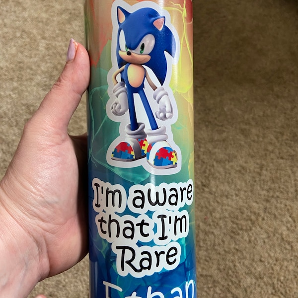 Sonic Autism/autism Awareness - PNG FILE - Etsy