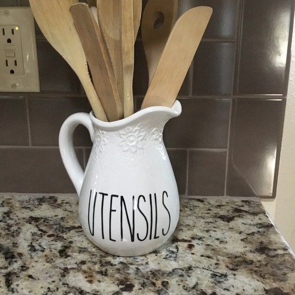 Rae Dunn Inspired Alphabet and 4 Bonus Words SVG | Digital File | Rae ...