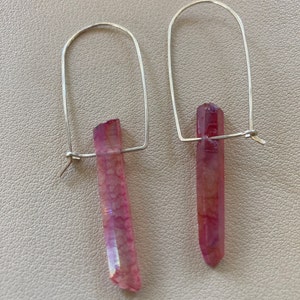 Heart Earrings. Bobby Pin Earrings. Ear Sweeps. Heart Bobby Pin ...