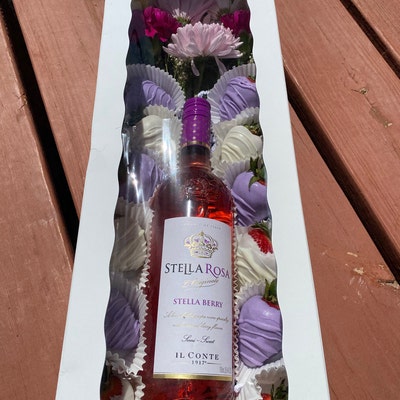 Rose and Wine Box: 20x7x4 contents NOT Included, Box Only sold in ...