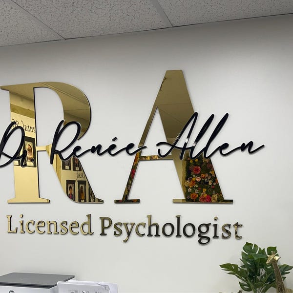 Custom Laser Cut Logo Sign,lobby Sign, Office Decor, Office Sign for ...