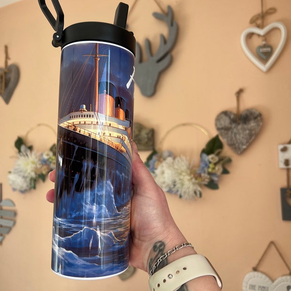 Titanic Ship Tumbler, 3D Iceberg, 3D Titanic 20oz Sublimation Tumbler ...