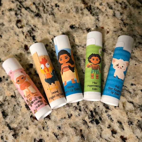 Lip Balm, Disney Descendants Birthday Party Favors, Carlos, Evie, Mal ...
