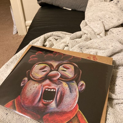 Shrimp Smiling Friends Cartoon Print Adult Swim - Etsy