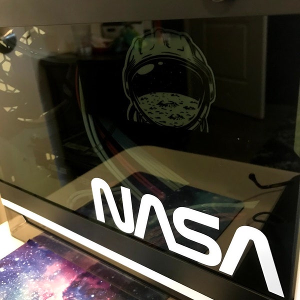 NASA 'worm' Logo - Vinyl Decal Sticker - Multiple Colors Available! - Etsy