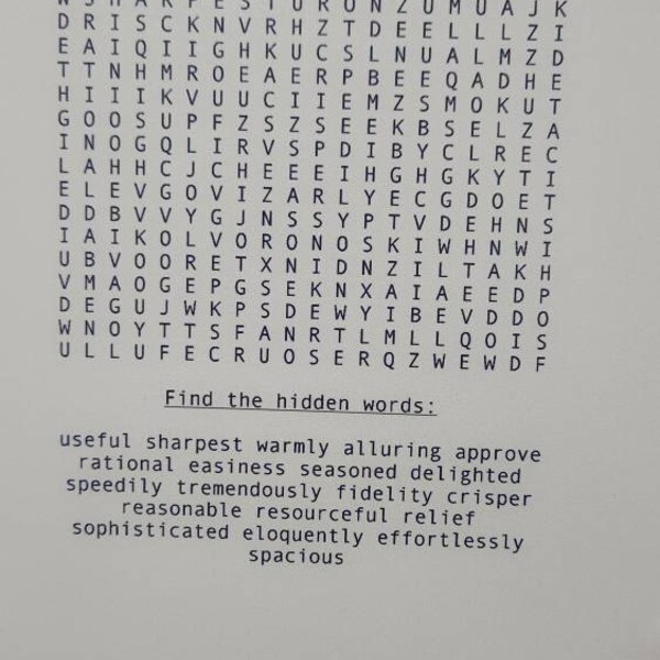 1,000 MEGA LARGE Word Search Puzzles for the Remarkable 2 Tablet - Etsy