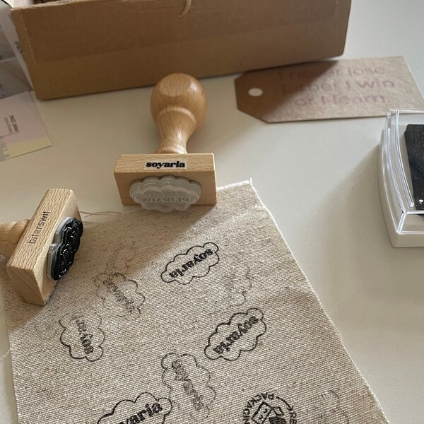 Small Logo Stamp for Pretty Packagings, Small Custom Design Stamp ...
