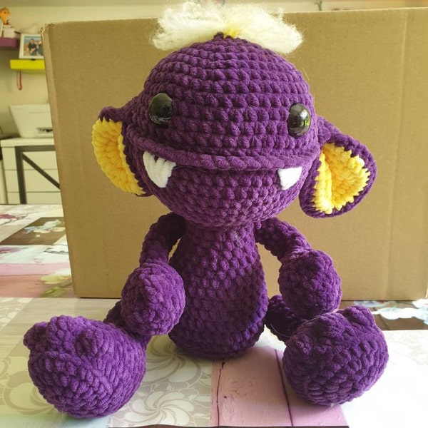 The Goblin Thing Crochet Pattern Pdf Mythical Creatures Crochet ...