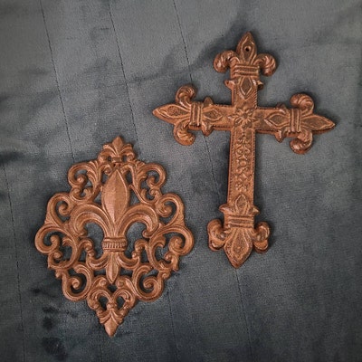 Cast Iron Moose Head Wall Mount Elk Deer Venison Rustic Cabin Art Faux ...