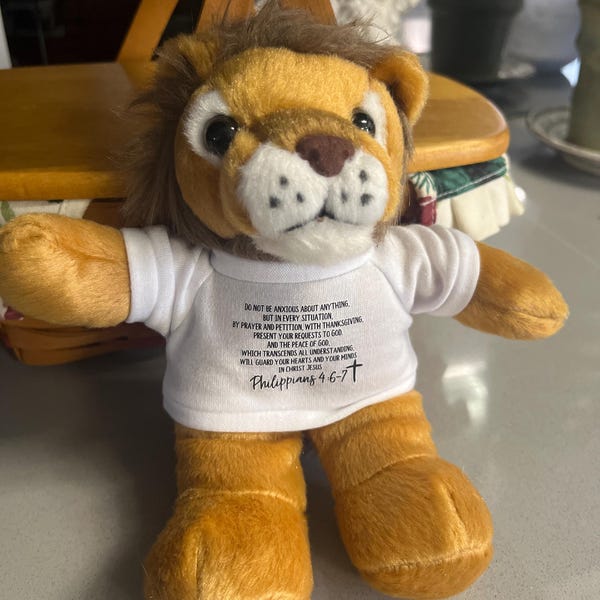 Psalm 23 Bible Verse Sheep Plushie, the Lord is My Shepherd Lamb Plush ...