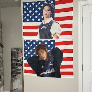 Enhypen Jay Rockstar Photo Flag Banner, Jay Mexican Flag Tapestry, Jay ...