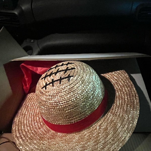 EXTRA Large XL One Piece Luffy Straw Hat for Adults - for Cosplay or ...