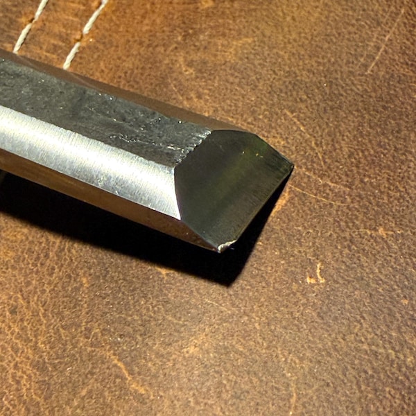 Large Timber Chisel With Leather Case. Framing Straight Chisel ...