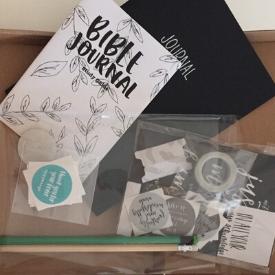 Bible Prayer Journal 'gracious' STARTER Kit, Easter Gift, Prayer ...