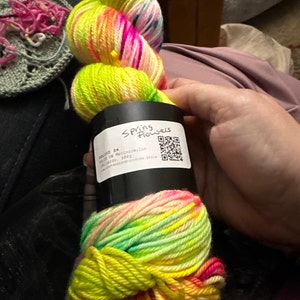 Dragonfly in Amber Blue, Gold, Yellow, White Merino Nylon Yarn ...