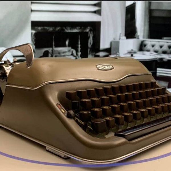 Vintage Stunning Design ABC Typewriter, 1963 High Quality German ...