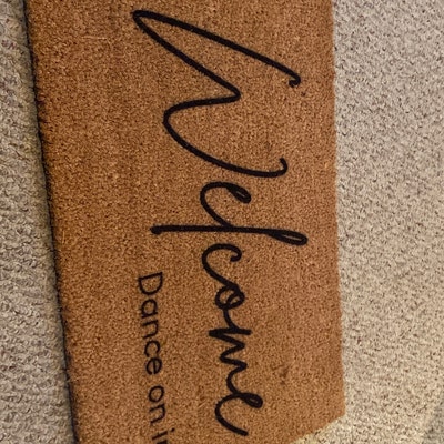 Custom Welcome Mat-personalized Welcome Mat-front Porch Mat-welcome Mat ...