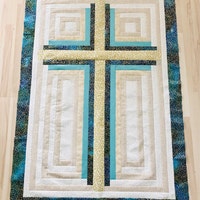Log Cabin Cross / Christian Cross - Pattern in 3 Sizes - PDF Download ...
