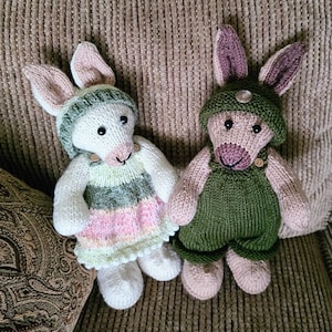 Elderberry Bunny PDF Knitting Pattern - Etsy