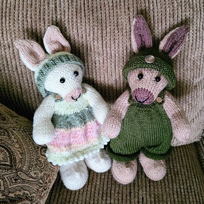 Elderberry Bunny PDF Knitting Pattern - Etsy