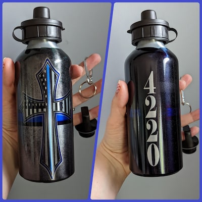 20 Oz. Silver Sublimatable Aluminum Water Bottle - Etsy