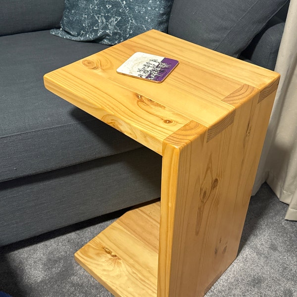 Side Table for Couch Arm Table for Sofa Arm Chair Arm Rest Table ...