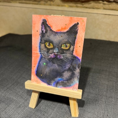 Original Art Roses on the Azure Blue Background Flowers Decor - Etsy