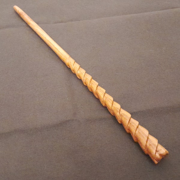 The Professor Wand - 13” | Wooden Wand | Willow Wand | Fantasy Wand ...