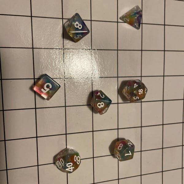 Bard Song Dnd Dice Set for Dungeons and Dragons | D20 TTRPG Polyhedral ...