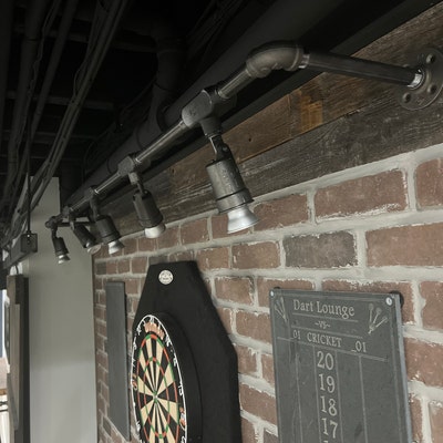 Industrial Track Light, Industrial Track Lighting, Steel Pipe Lighting ...