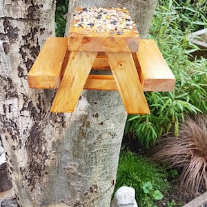 Squirrel/ Bird Mini Picnic Table Feeder Table. | Etsy
