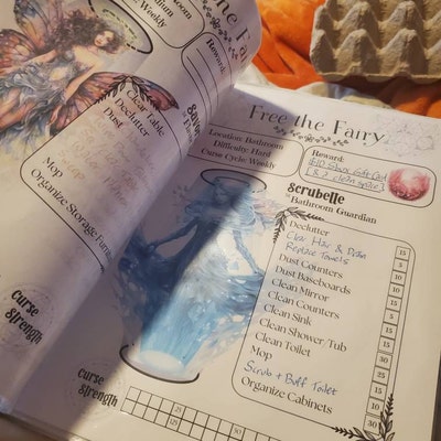 Editable Dnd Cleaning Checklist Game ADHD Cleaning List Printable Kid ...