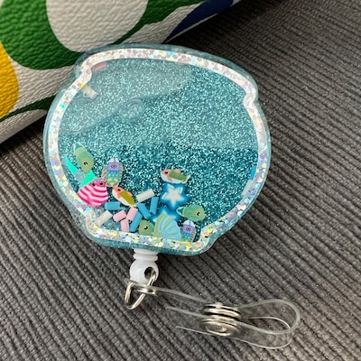 Salty Like Normal Saline Shaker Badge Reel/ 3D Badge Reel/ Floating ...