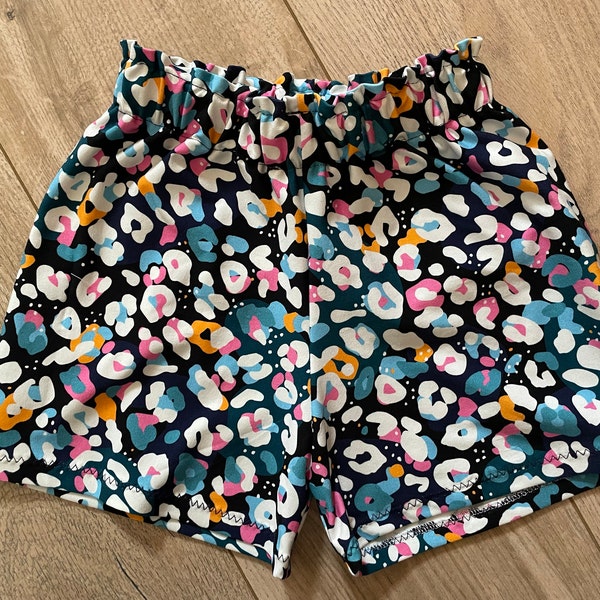 Paper Bag Shorts Pattern, Girl's Short Sewing Pattern, Kids Shorts ...