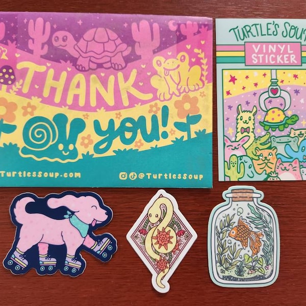 Goldfish Terrarium Vinyl Sticker, Aquatic Sticker, Fishbowl Sticker ...