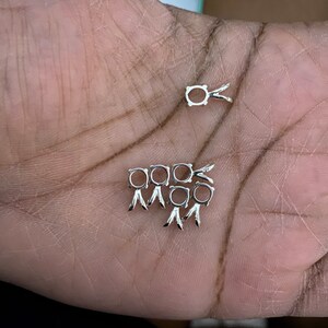 Round Engraved Shank 4mm 7mm Sterling Silver Pre-notched | Etsy