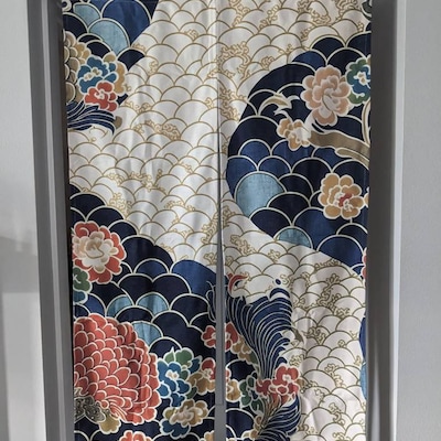 Japanese Noren, Japanese Door Curtain, Japanese Pattern Hemp Curtain ...