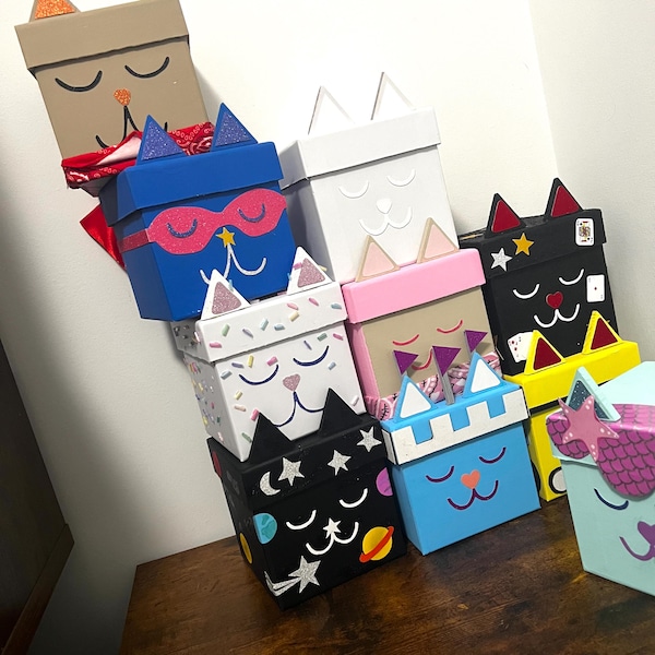 Gabbys Dollhouse Meow Box Surprise S1 Ep10- Gabbys Dollhouse Gift Box ...