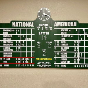 Yankee Stadium Replica Scoreboard 1950's New York Yankees | Etsy