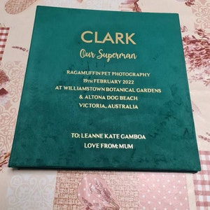 Brown Wooden Clamshell Box Photo Album Box Luxury Keepsake | Etsy