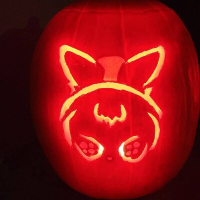 Corgi Butt Printable Pumpkin Carving Pattern Dog Series - Etsy