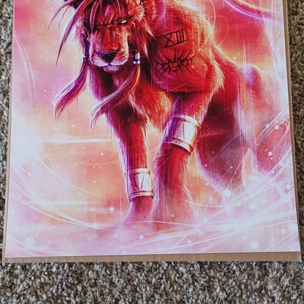 Red XIII Final Fantasy VII Remake - Limited Edition Fine Art Print - Etsy