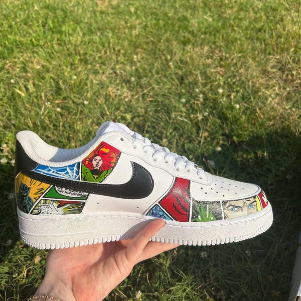 Cartoon Custom Painted Air Jordans - Unique Handpainted Sneakers - Made ...