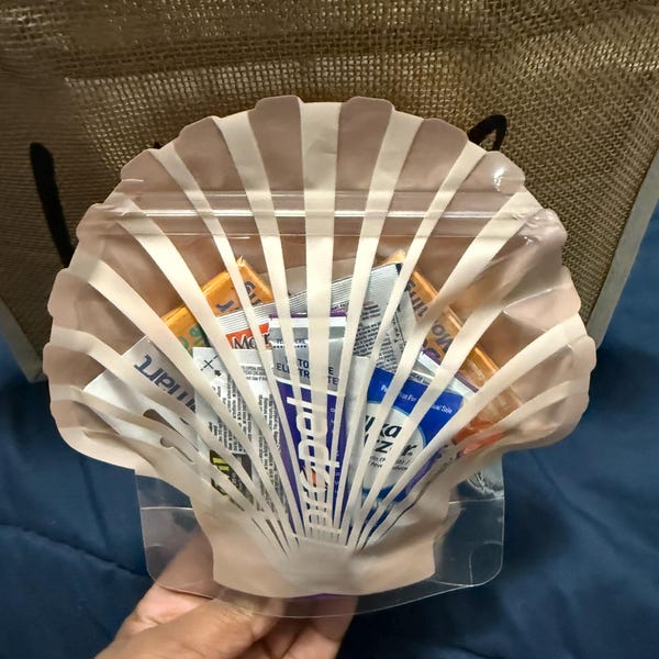 Hangover Kit, Mermaid Seashell Bags, Girls Beach Party Gifts, Sea Shell ...