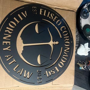 Metal Art Studio Sign Personalized Art Gallery Wall Decor Custom Gift ...