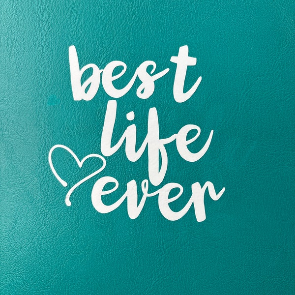 Best Life Ever Vinyl Decal - Etsy