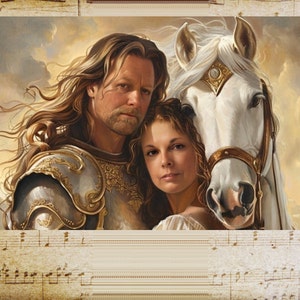 Custom Royal Portrait for Couple, Personalized Historical Portrait ...