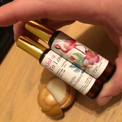 Rebellious ROSE Perfume Solid in Wood - Etsy